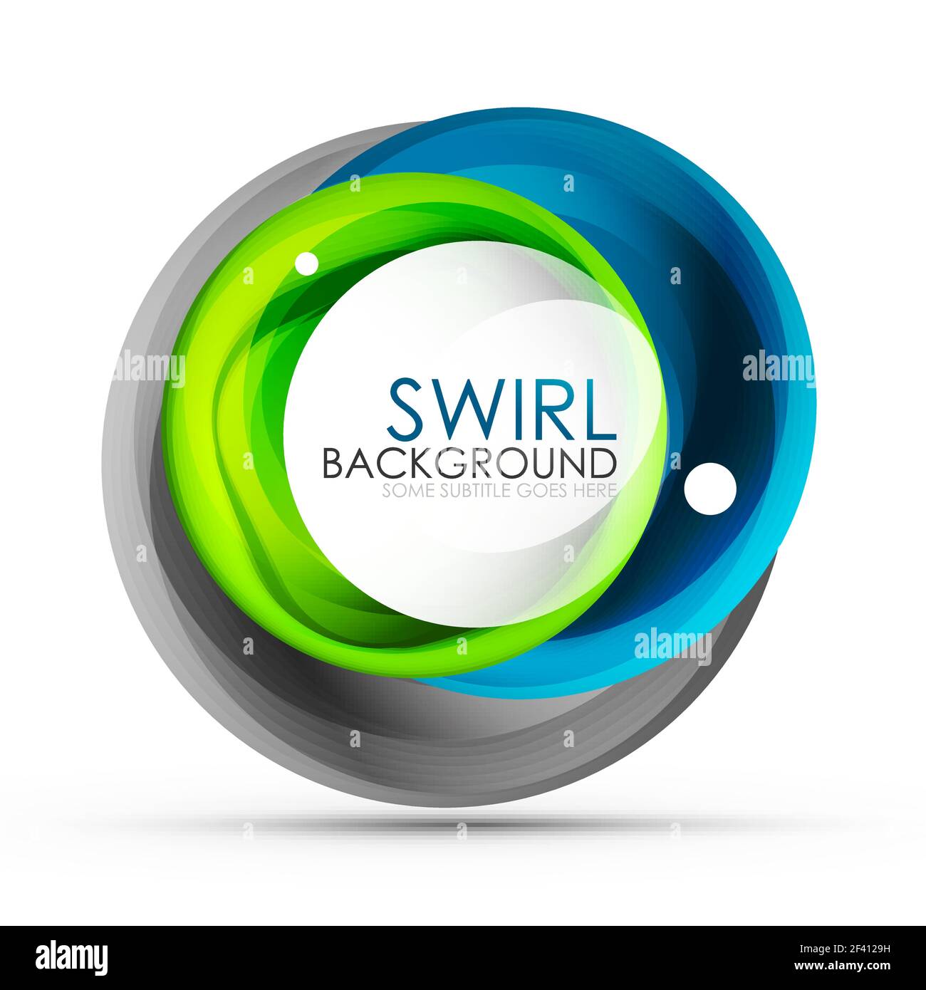 Spiral swirl flowing lines 3d vector abstract digital motion background ...