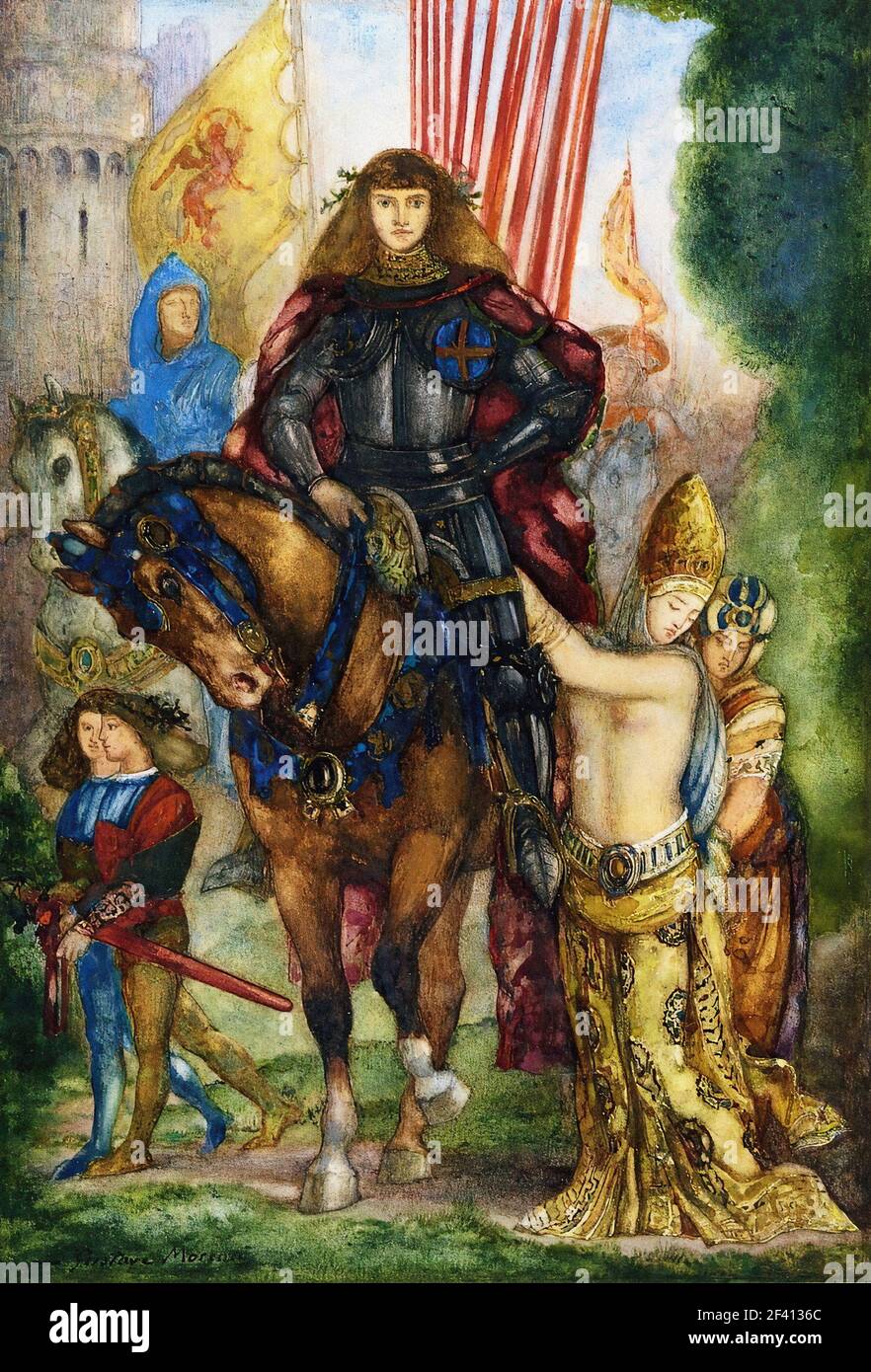 Gustave Moreau - Re Captives 1880 Stock Photo - Alamy