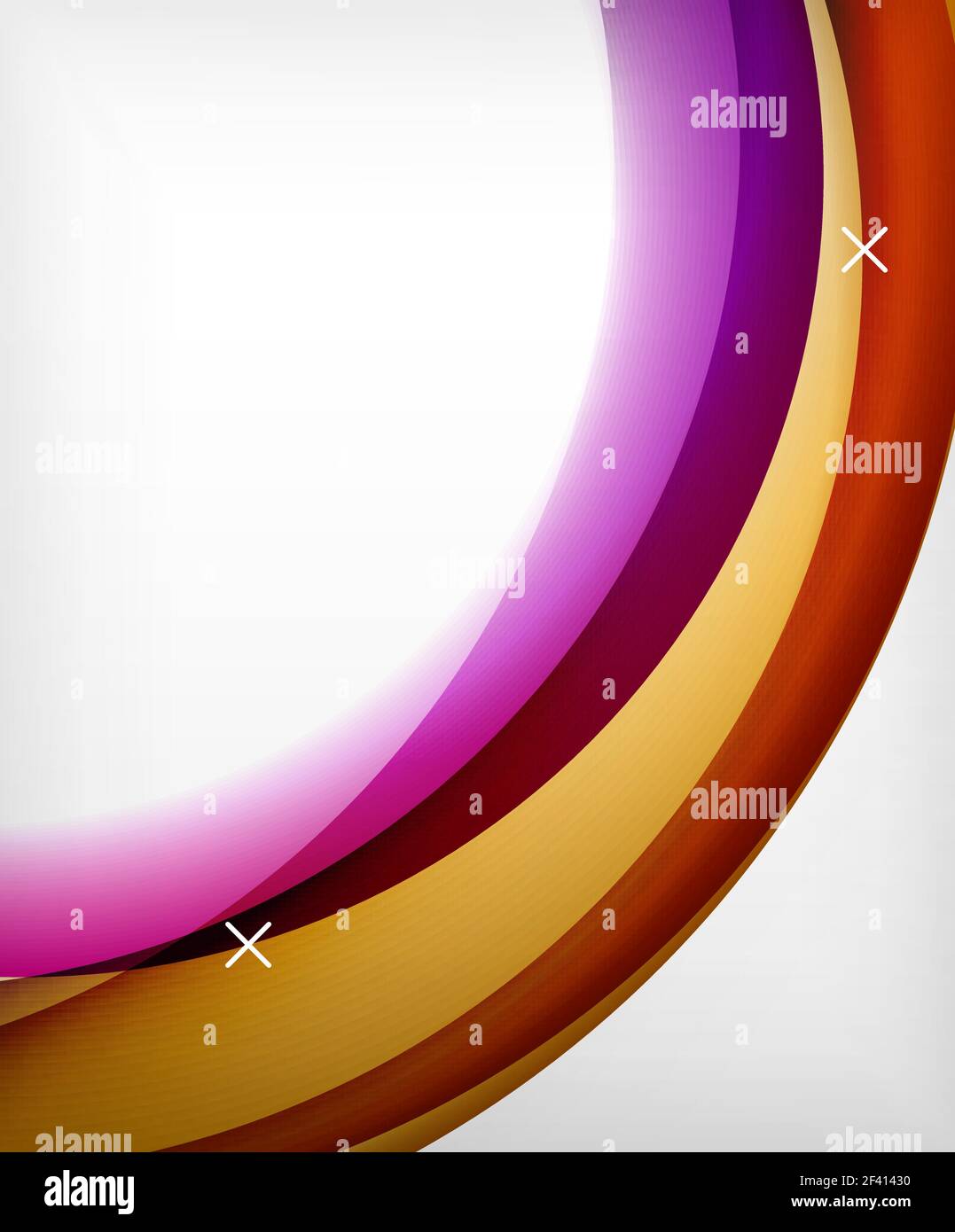 Glossy wave vector background with light and shadow effects, white ...