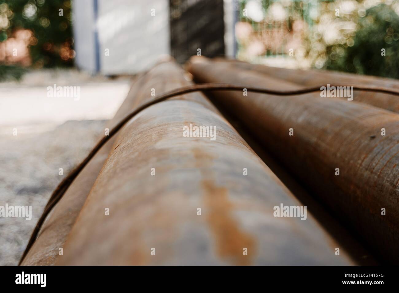 Scrap metal pipe hi-res stock photography and images - Alamy
