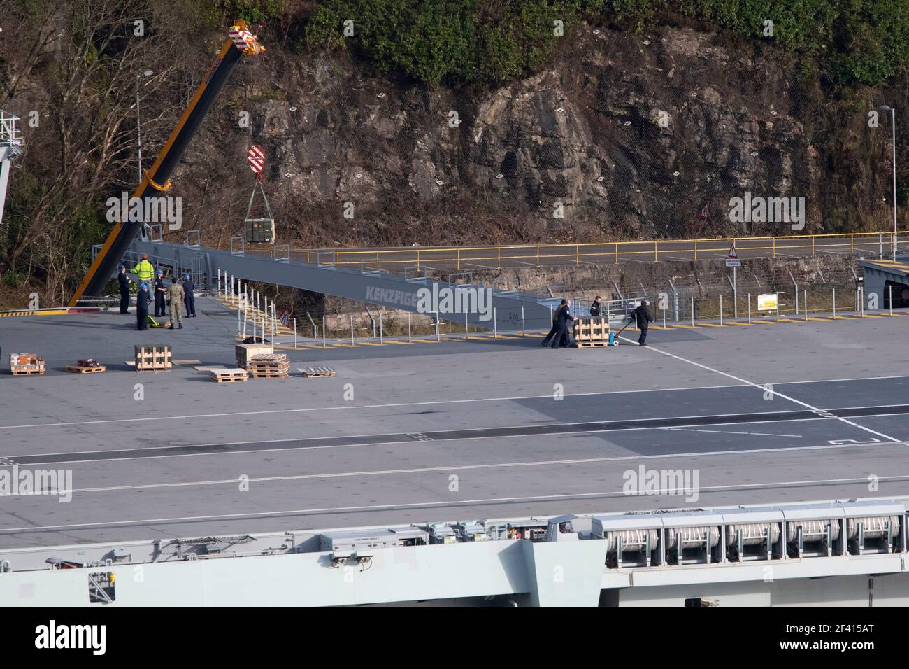 Finnart, Loch Long, Scotland, UK. 18 March 2021. PICTURED: Royal Navy ...
