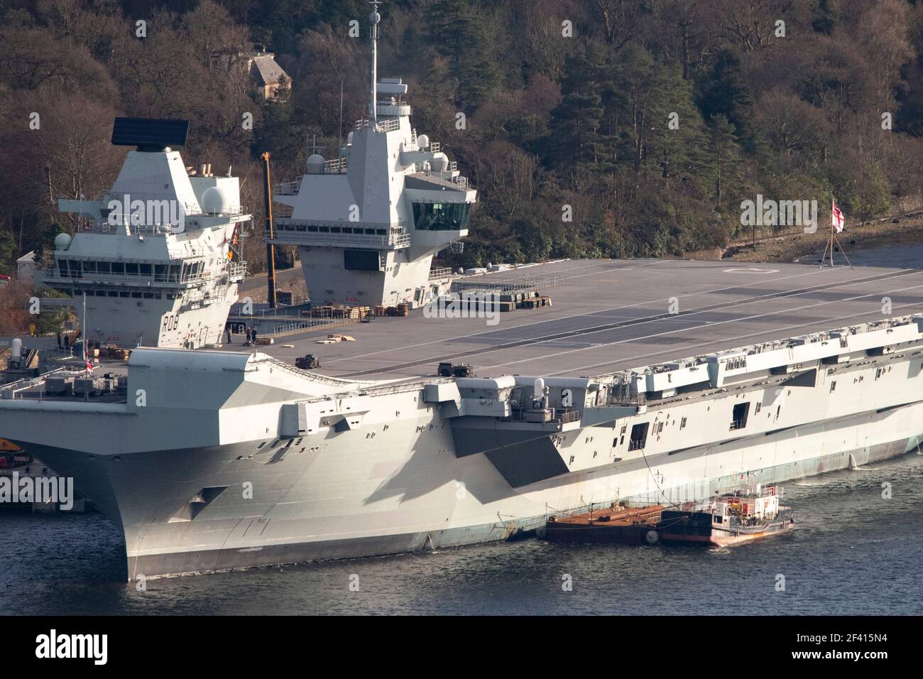 Finnart, Loch Long, Scotland, UK. 18 March 2021. PICTURED: Royal Navy ...