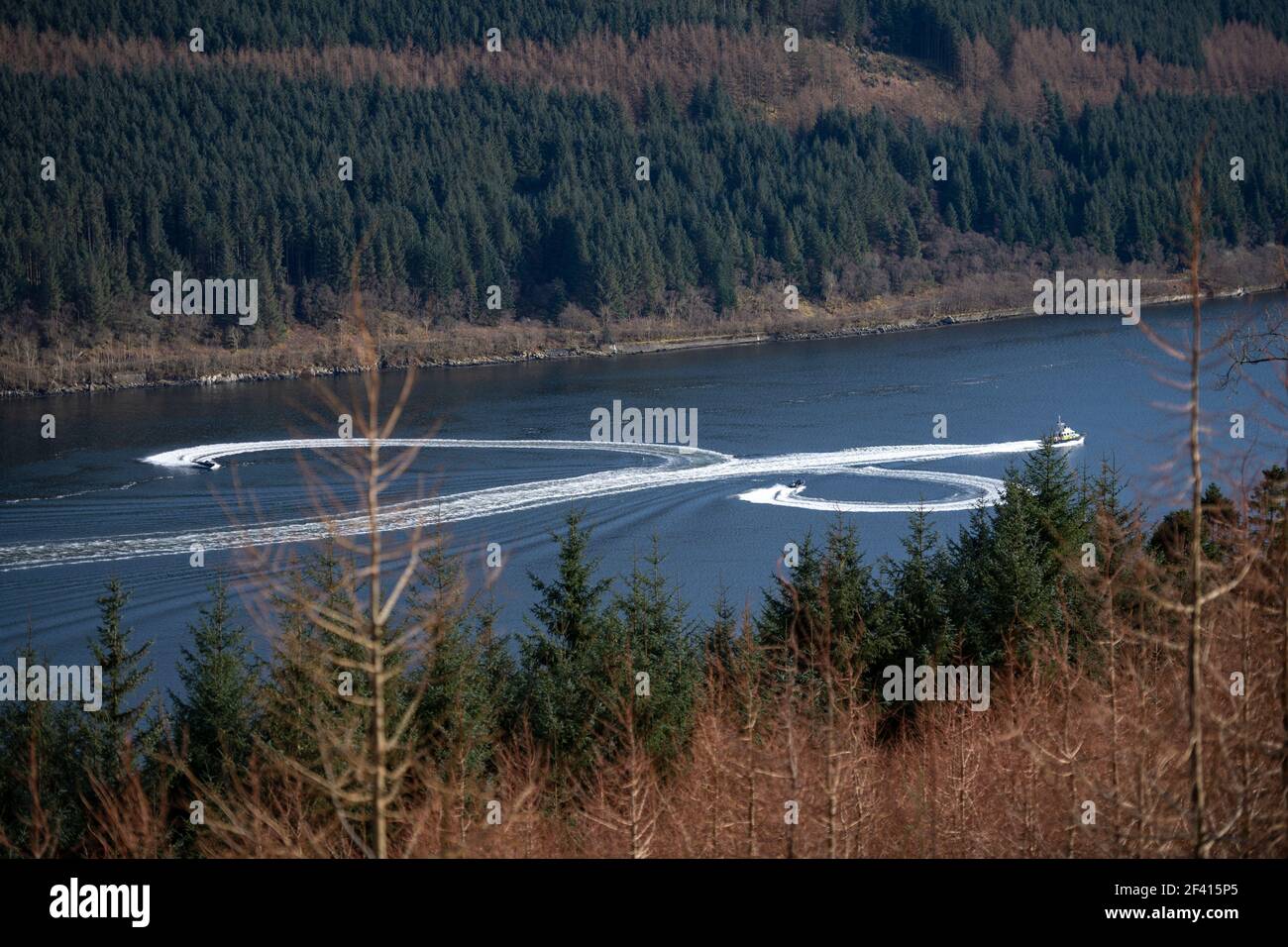 Finnart, Loch Long, Scotland, UK. 18 March 2021. PICTURED: Police ...