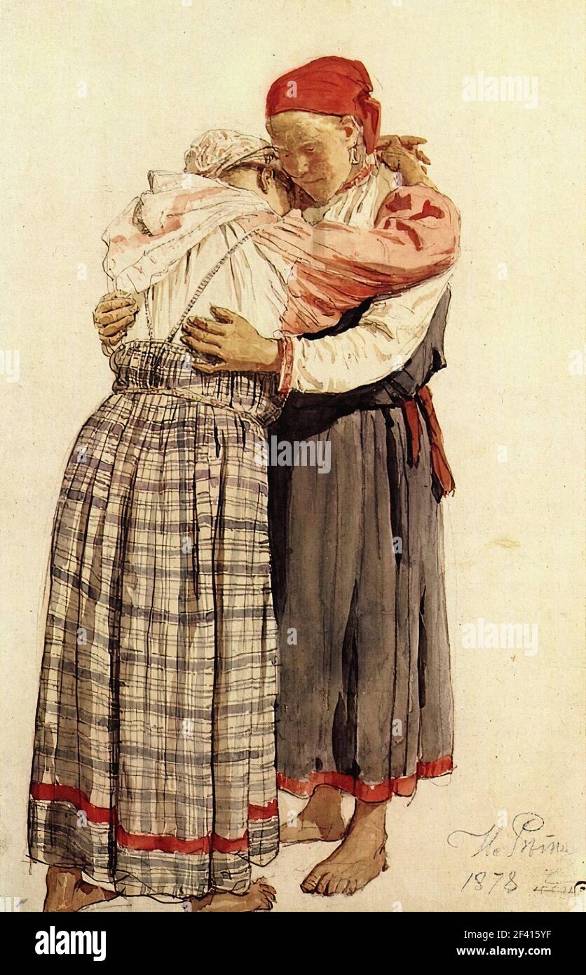 Ilya Repin - Two Woman 1878 Stock Photo - Alamy