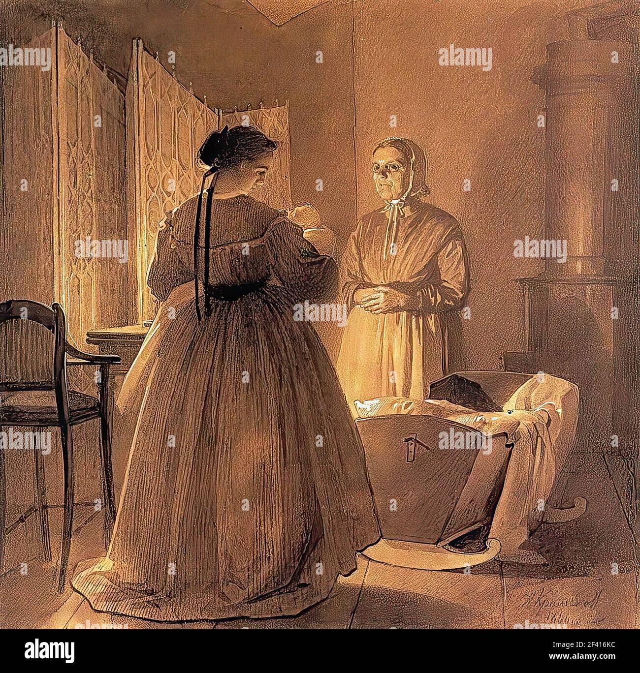 Family artist hi-res stock photography and images - Alamy