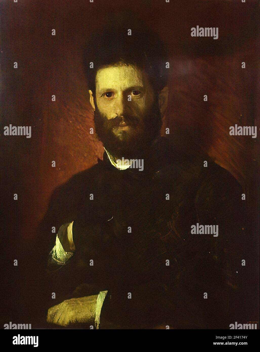 Ivan Kramskoi - Portrait Sculptor Mark Antokolsky 1876 Stock Photo - Alamy