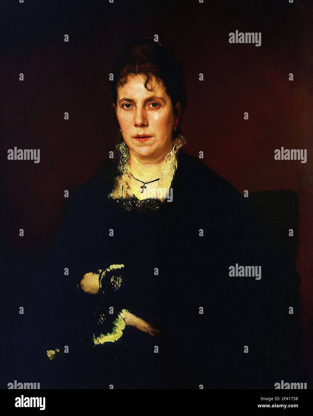 Ivan Kramskoi - Portrait Sofi Nikolaevn Ivan Kramskoi Artist S Wife ...