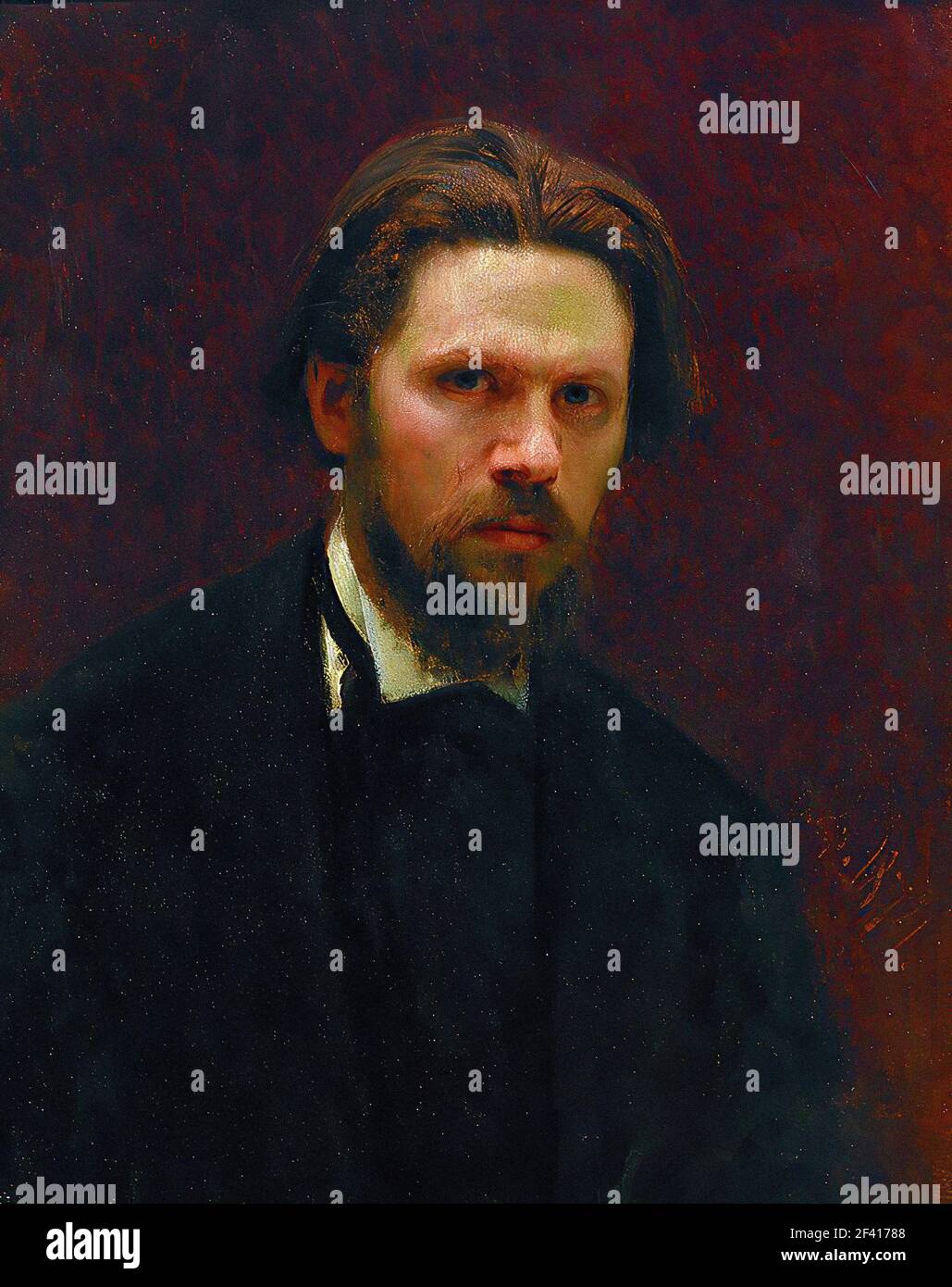 Ivan Kramskoi - Self Portrait 1874 Stock Photo - Alamy
