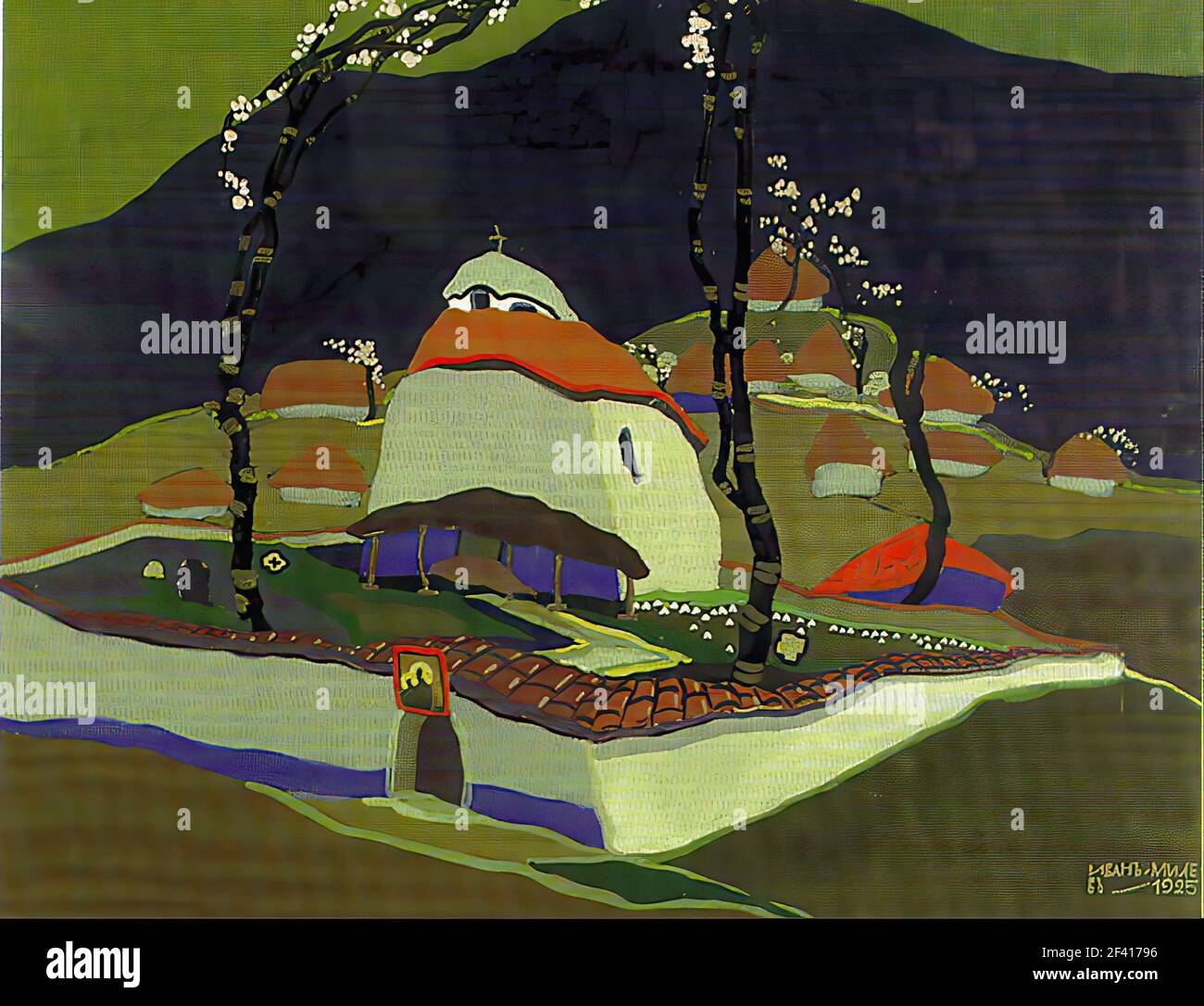 Ivan Milev - Maglizh Monastery 1924 Stock Photo - Alamy