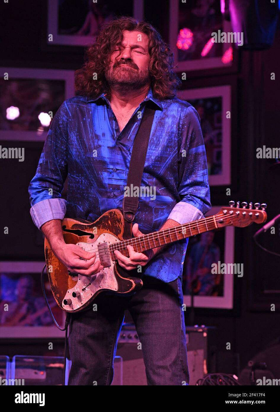 Baco Raton - FL - 20210202 Tab Benoit performs live on stage at The ...