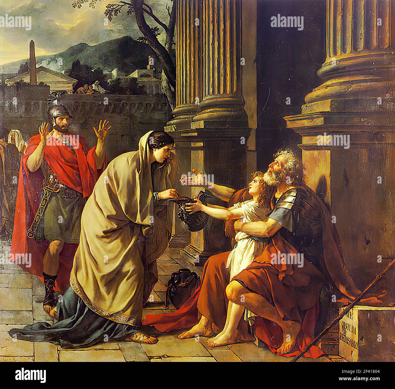 Jacques-Louis David - Belisarius 1781 Stock Photo - Alamy Jacques-Louis David - Belisarius 1781 Stock Photo - Alamy