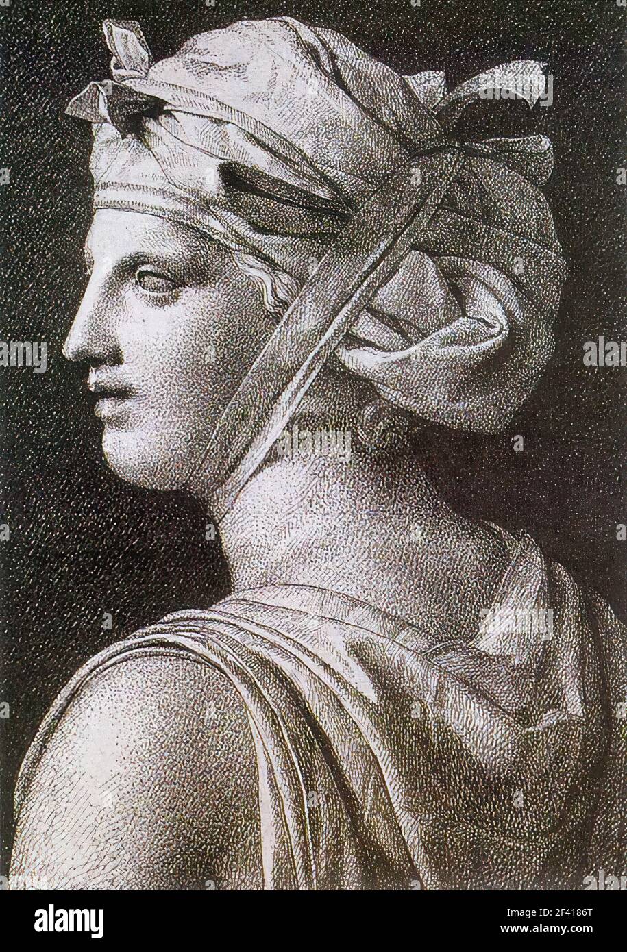 Jacques-Louis David - Woman Turban 1794 Stock Photo - Alamy