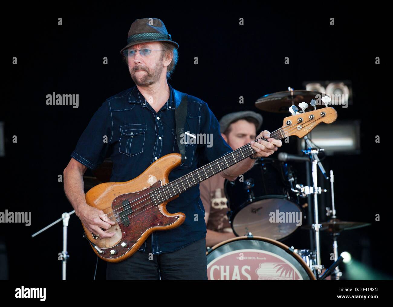 David Victor Peacock (Dave) of Chas and Dave performs live on stage on ...