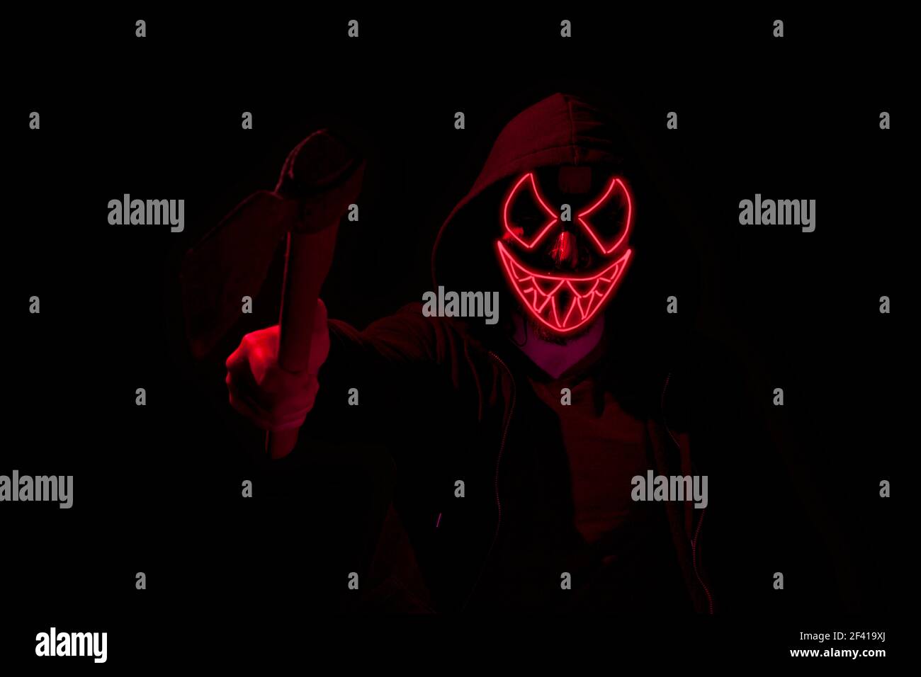 Red Hatchet Man Wallpaper