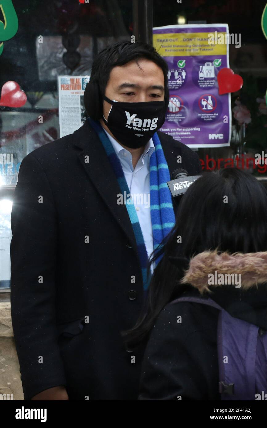 New York - NY - 20210223 Andrew Yangwho is running for New York ...