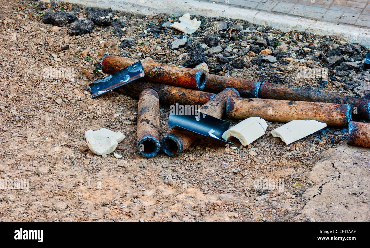 Rusty pipes hi-res stock photography and images - Alamy
