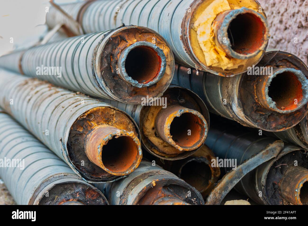 Pipe insulation corrosion hi-res stock photography and images - Alamy