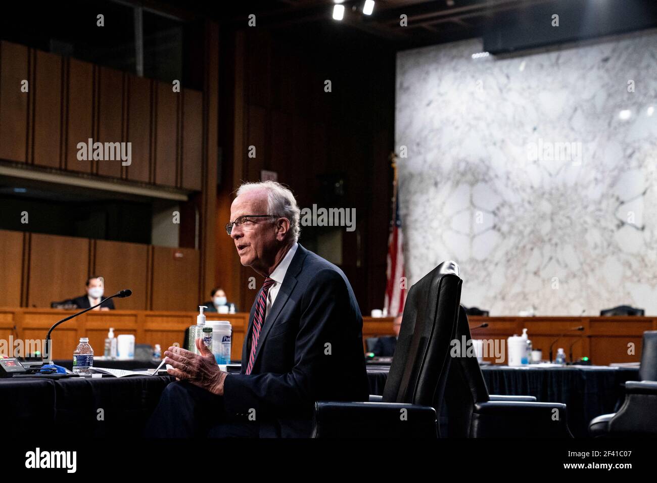 Washington, United States. 18th Mar, 2021. Senator Jerry Moran, R-Kan ...
