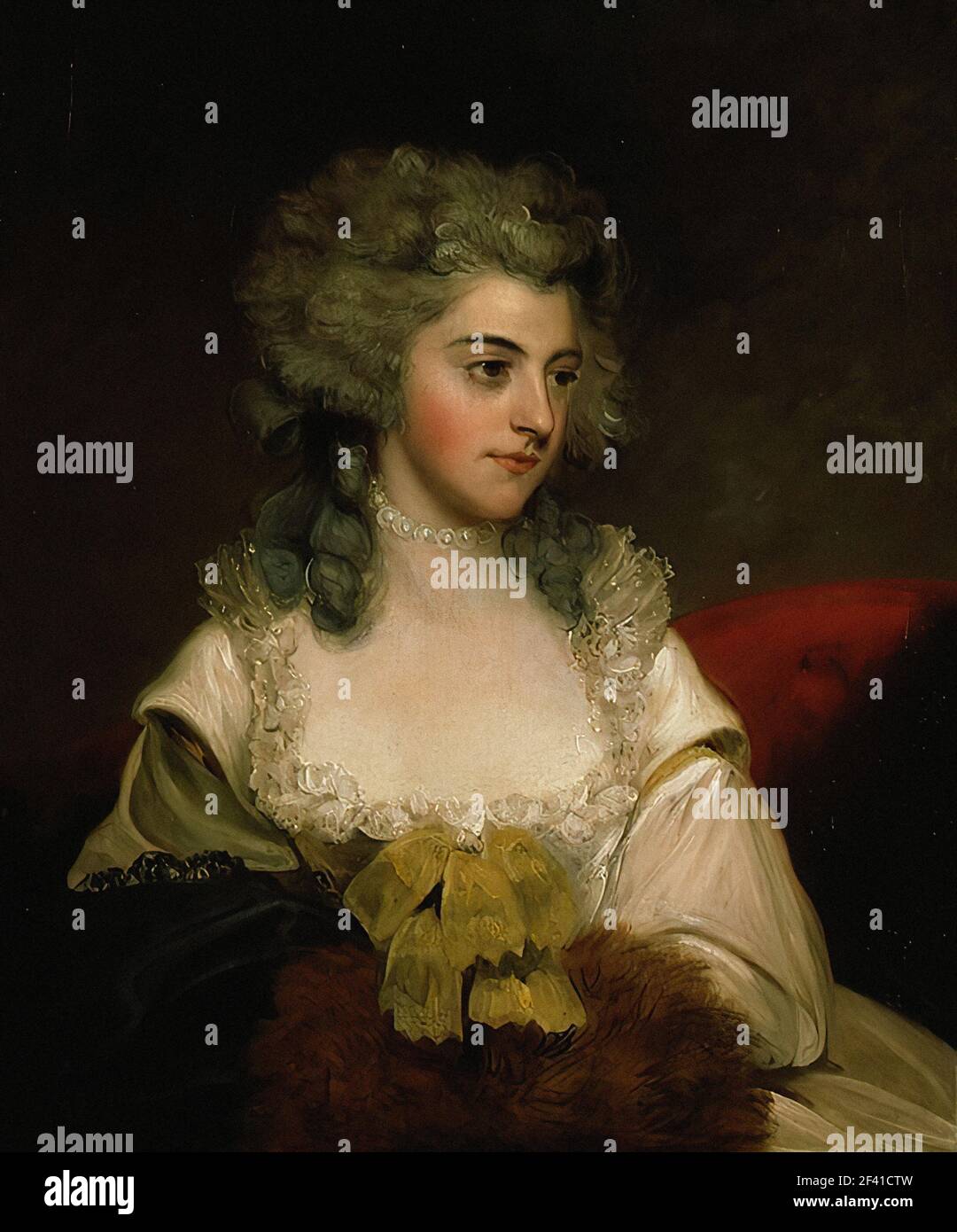 John Hoppner- Susannah Edith Lady Rawley 1785 Stock Photo - Alamy