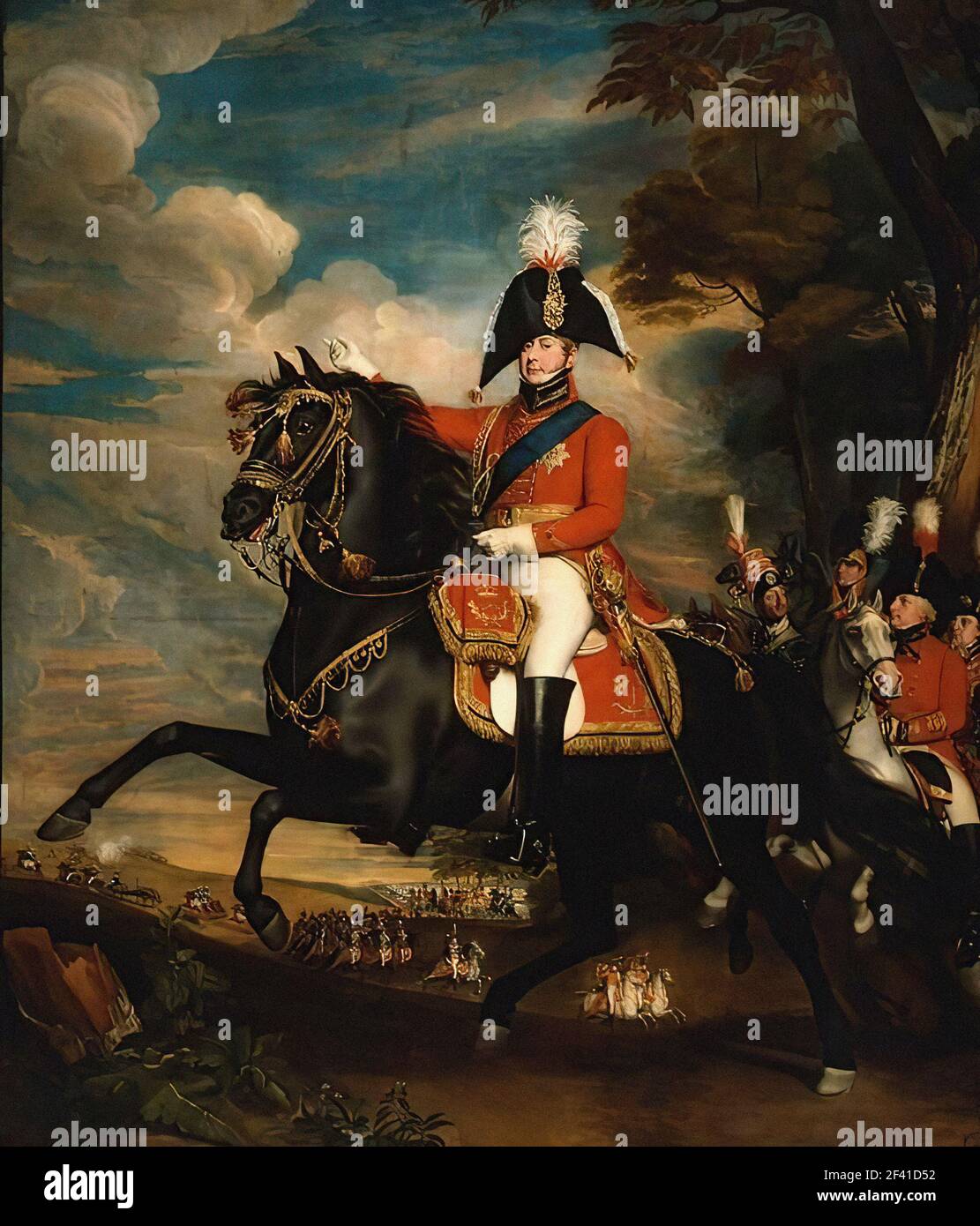 John Singleton Copley - George IV 1809 1 C 1809 Stock Photo - Alamy