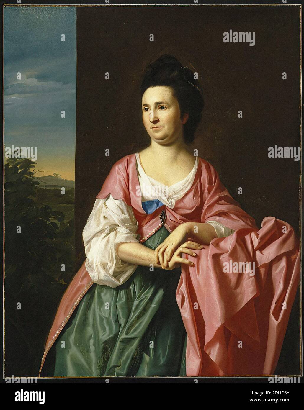 John Singleton Copley - Mrs William Eppes 1769 Stock Photo - Alamy