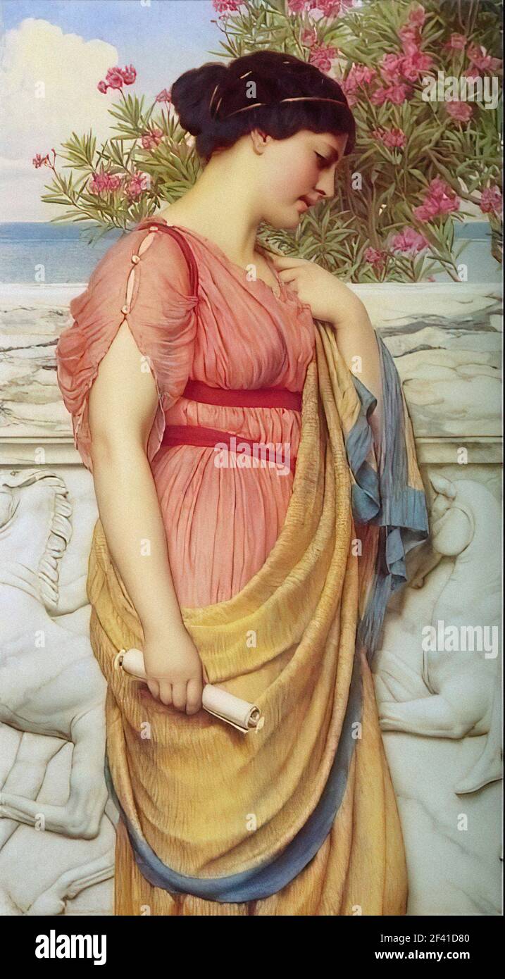 Sappho painting hi-res stock photography and images - Alamy
