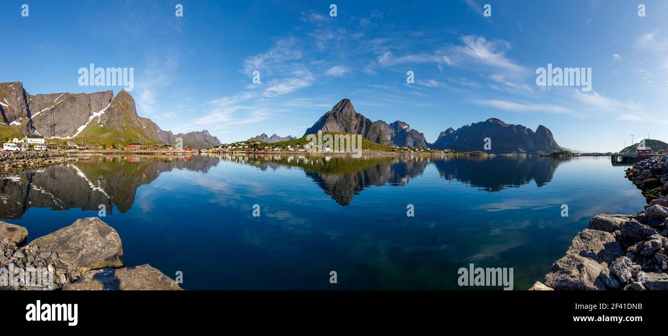 Panorama Lofoten is an archipelago in the county of Nordland, Norway ...