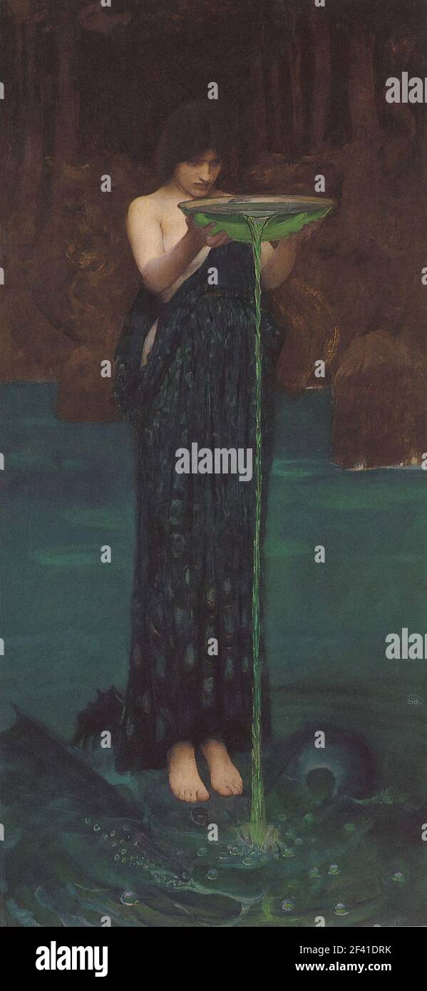 John William Waterhouse - Circe Invidiosa 1892 Stock Photo - Alamy