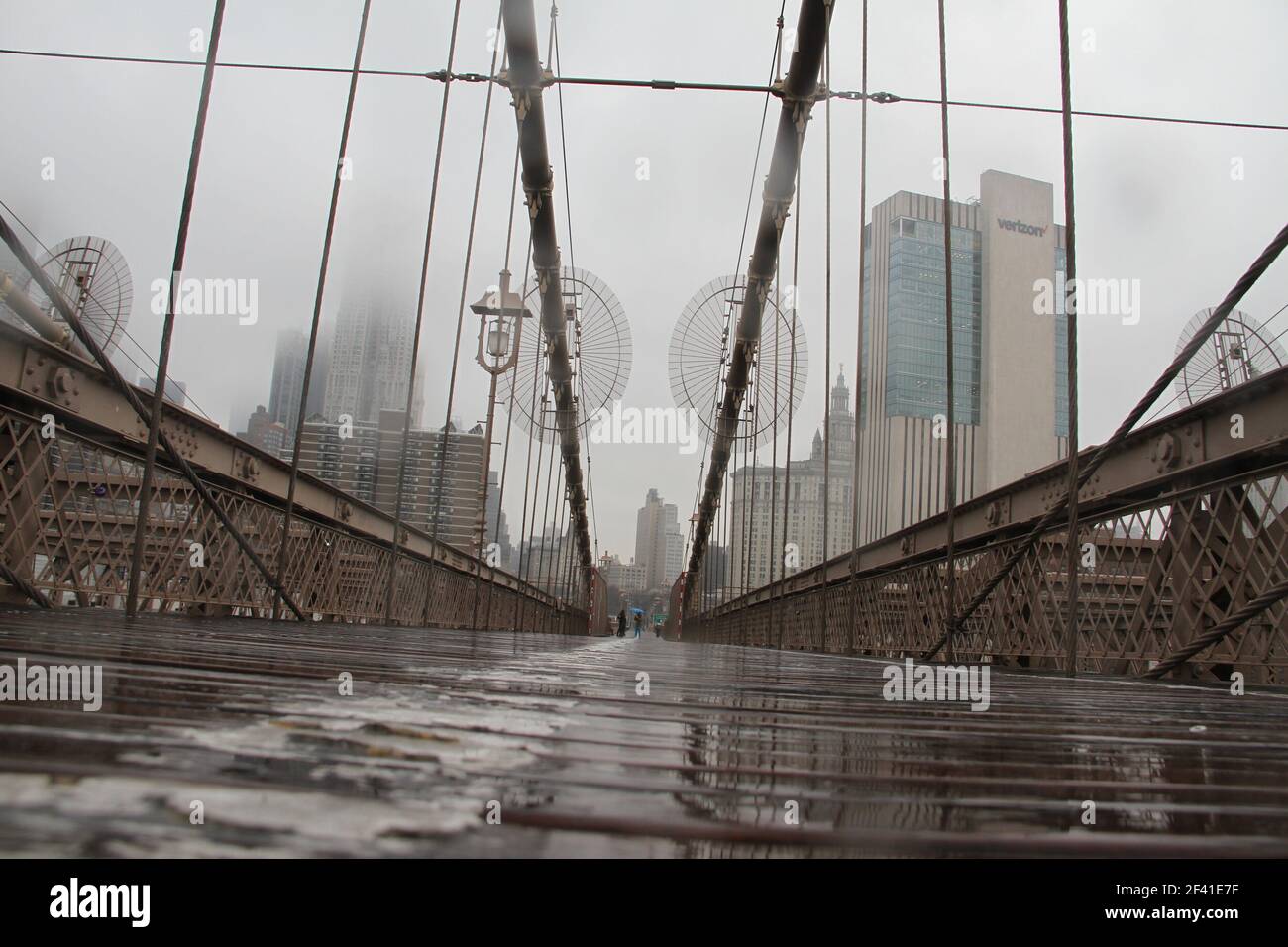 New York, USA. 18th Mar, 2021. (NEW) Brooklyn Bridge still a sight of ...
