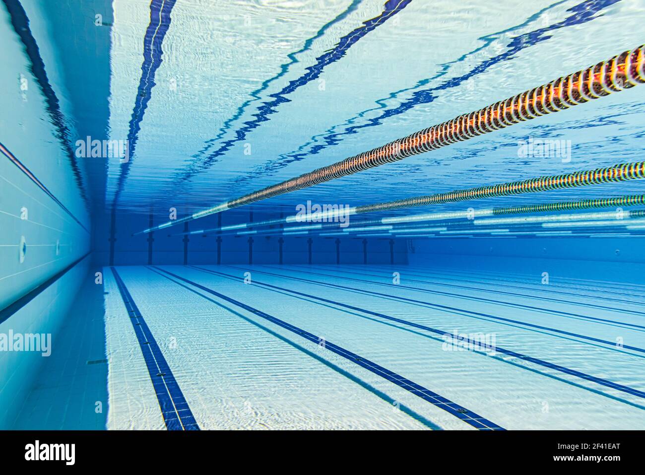 Olympic Swimming pool underwater background Stock Photo - Alamy