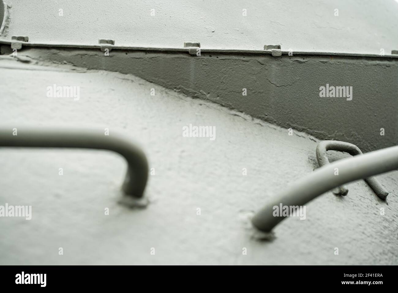 Abstract green industrial metal background texture with bolts and ...