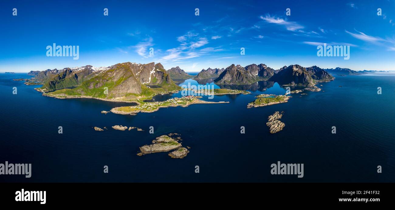 Panorama Lofoten is an archipelago in the county of Nordland, Norway ...