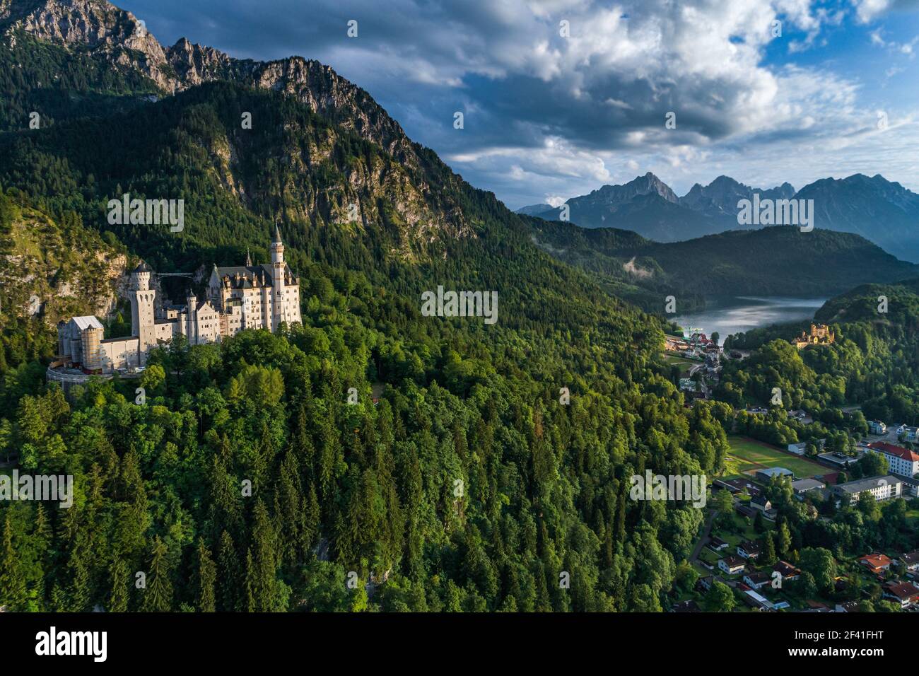 Neuschwanstein Castle Bavarian Alps Germany Stock Photo - Alamy