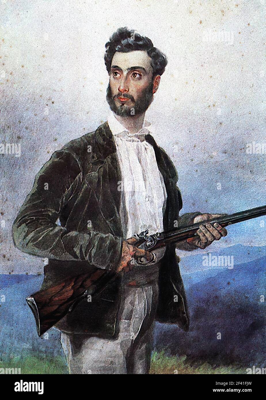 Karl Bryullov - Portrait Antonio Tittoni 1852 Stock Photo - Alamy