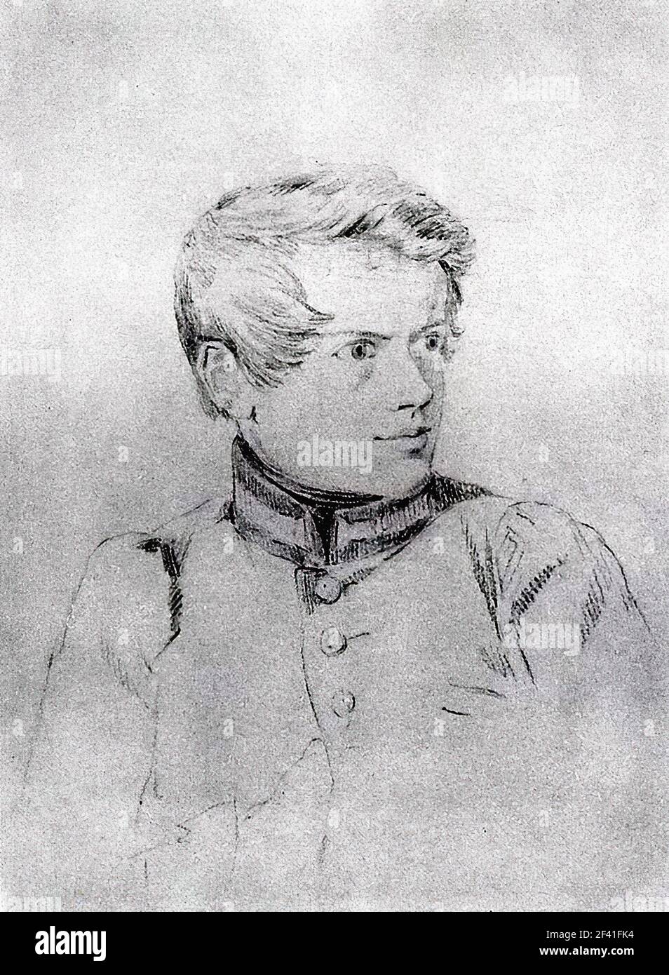 Karl Bryullov - Self Portrait 1816 Stock Photo - Alamy