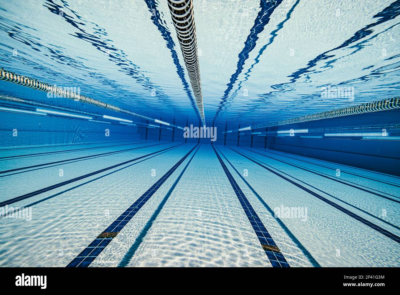 Olympic Swimming pool underwater background Stock Photo - Alamy