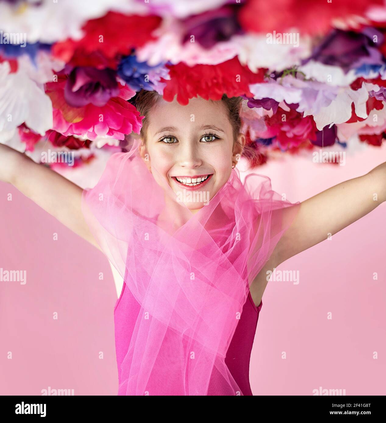 Cheerful girl wearing hi-res stock photography and images - Alamy