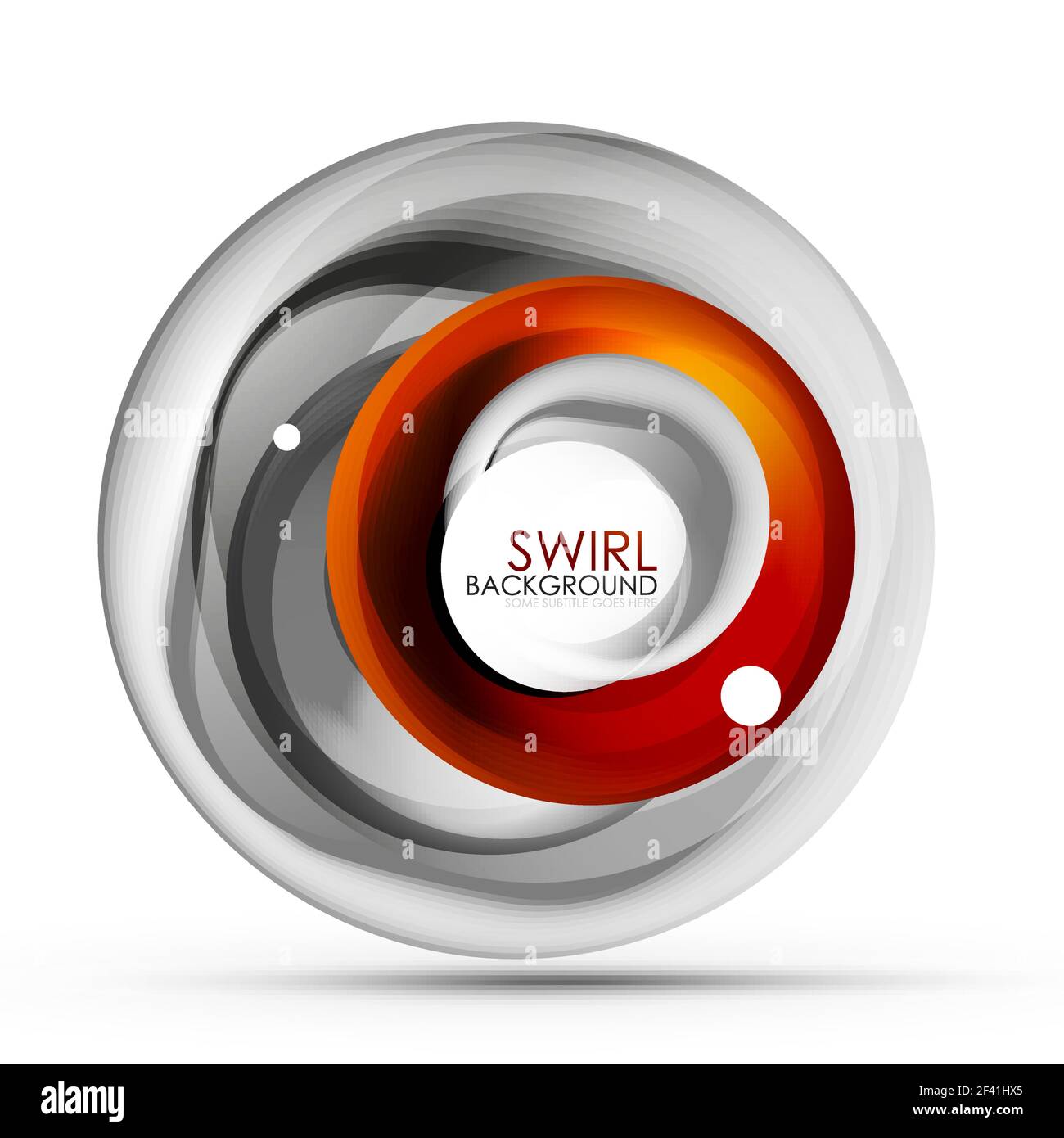 Spiral swirl flowing lines 3d vector abstract digital motion background ...