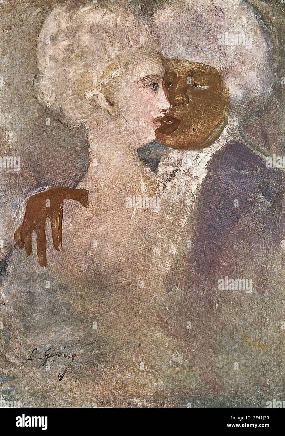 Lajos Tihanyi - Mulatto Sculpturesque White Woman 1913 Stock Photo - Alamy