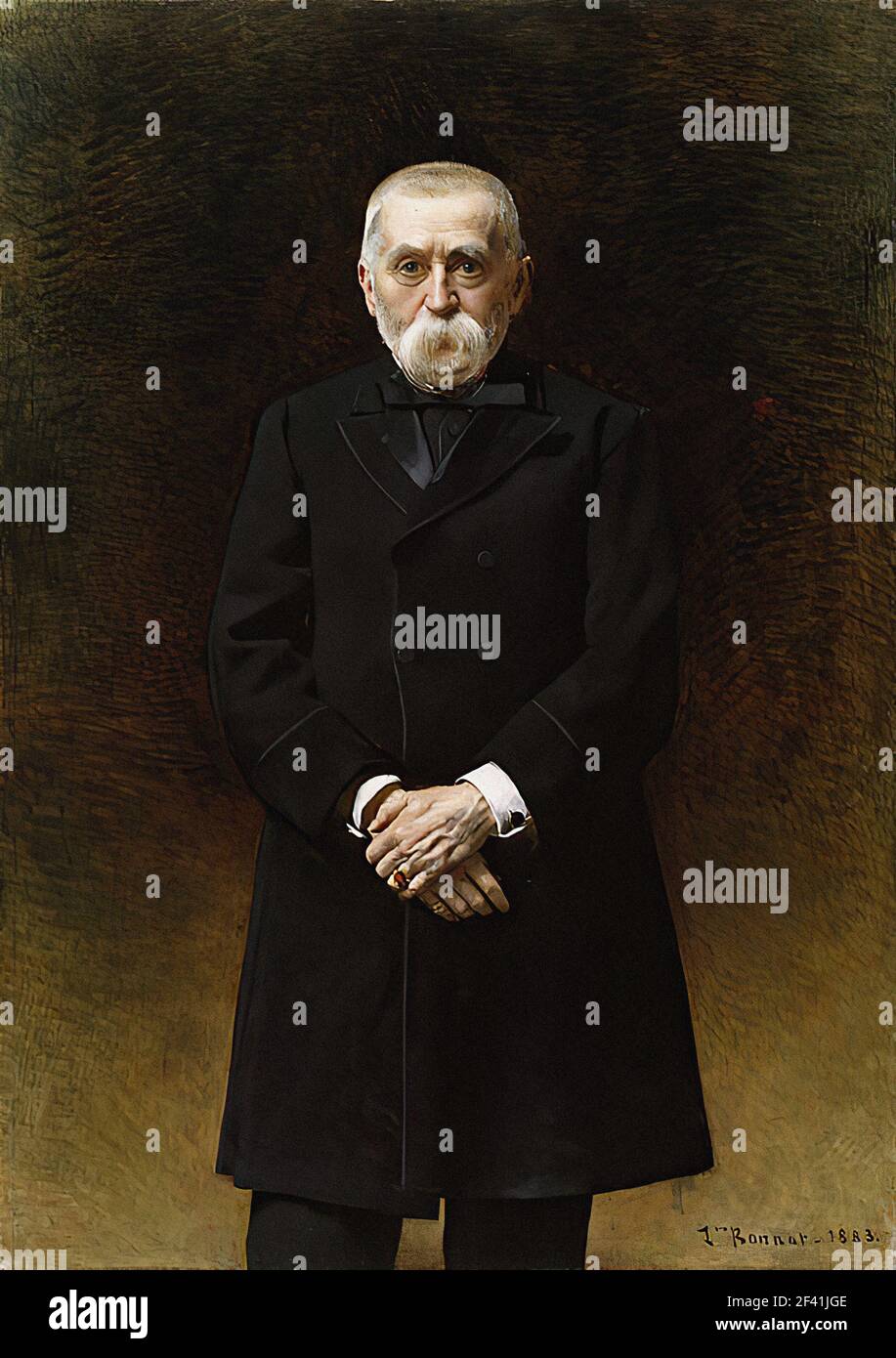 Léon Bonnat - William Thompson Walters 1883 Stock Photo - Alamy