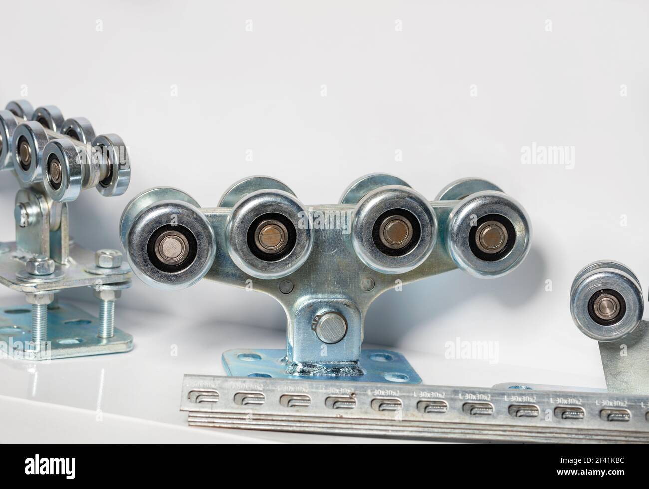 Close up industrial rollers moving hi-res stock photography and images ...
