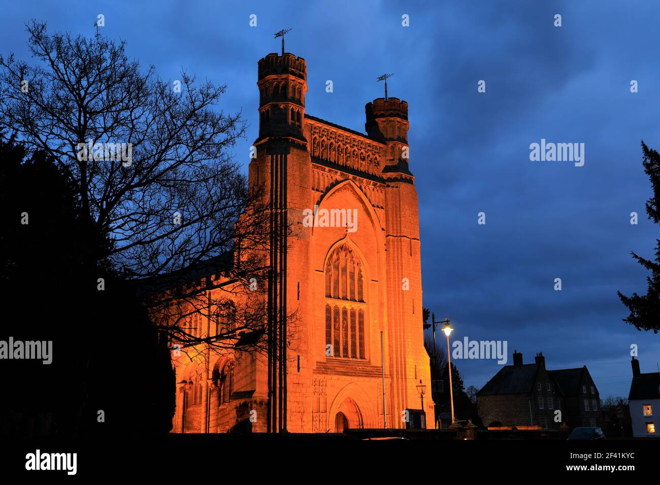 St botolphs church at night hi-res stock photography and images - Alamy