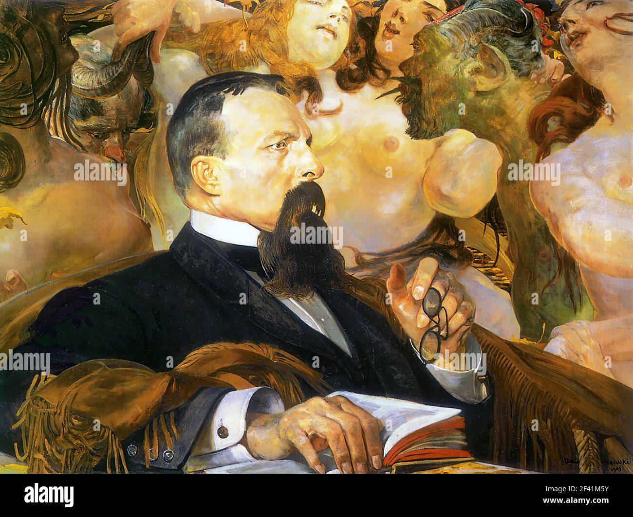 Malczewski - Portrait Edward Raczynski Stock Photo - Alamy