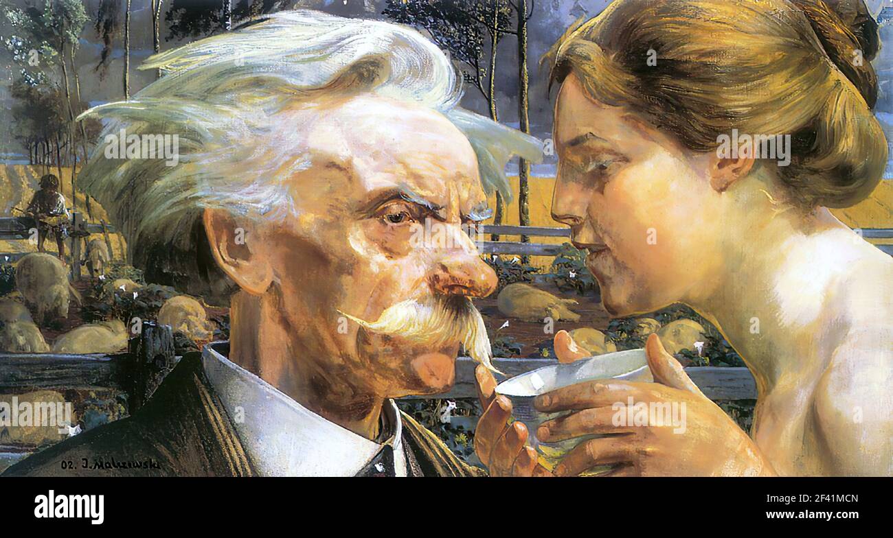 Malczewski - Portrait Stanislaw Bryniarski Stock Photo - Alamy