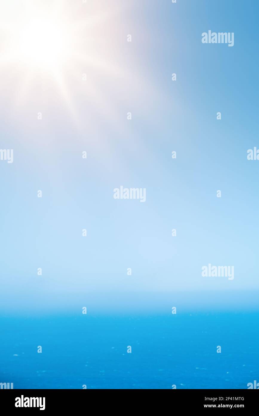 Aerial photo of the calm sea Stock Photo - Alamy