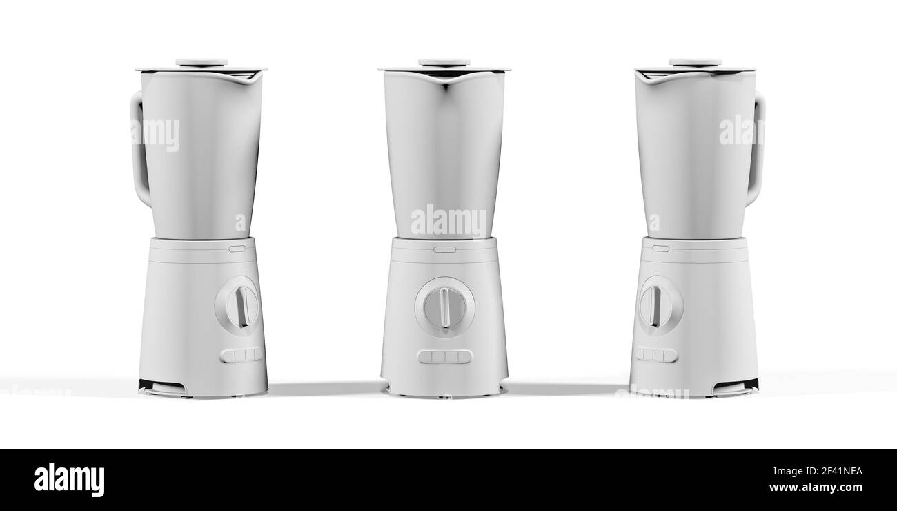 Blender mockup isolated on white background - 3d render Stock Photo - Alamy