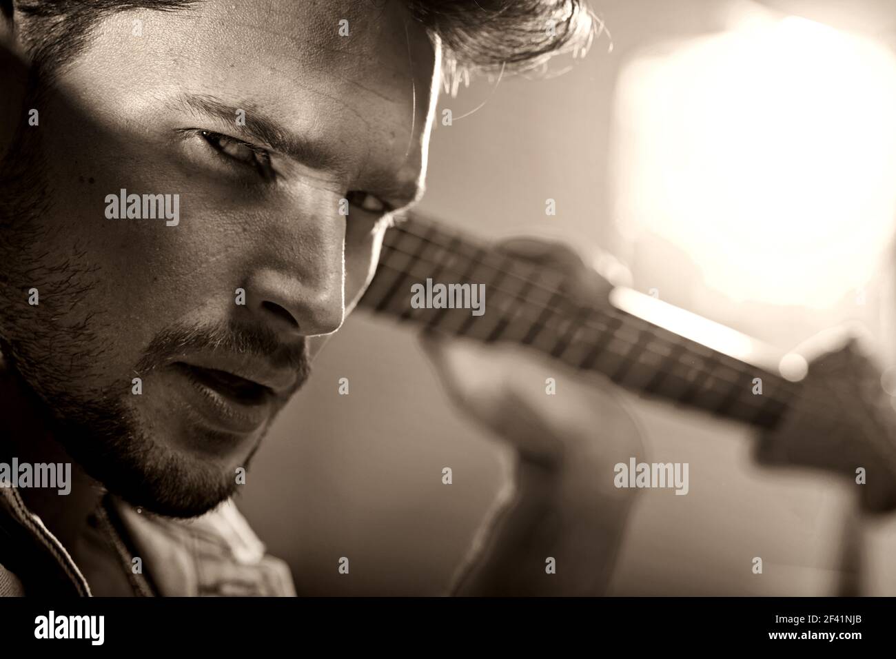 Handsome performer hi-res stock photography and images - Alamy