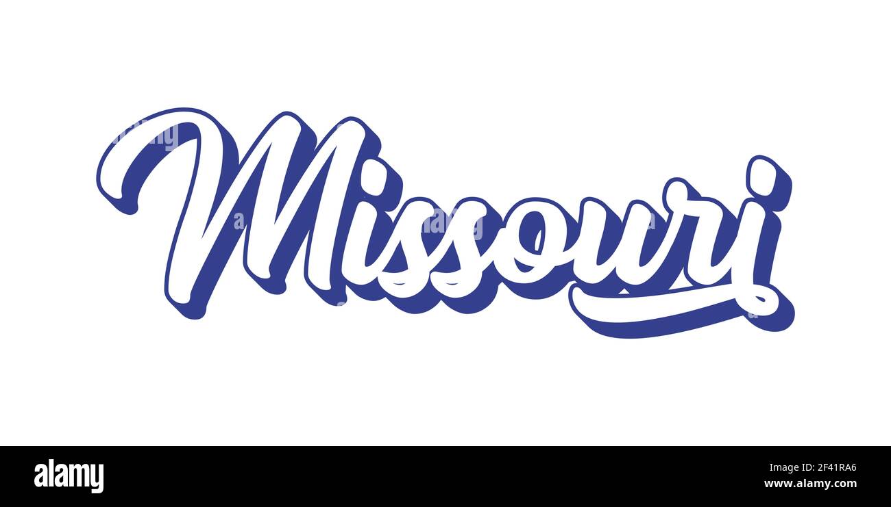 Missouri vintage map Stock Vector Images - Alamy