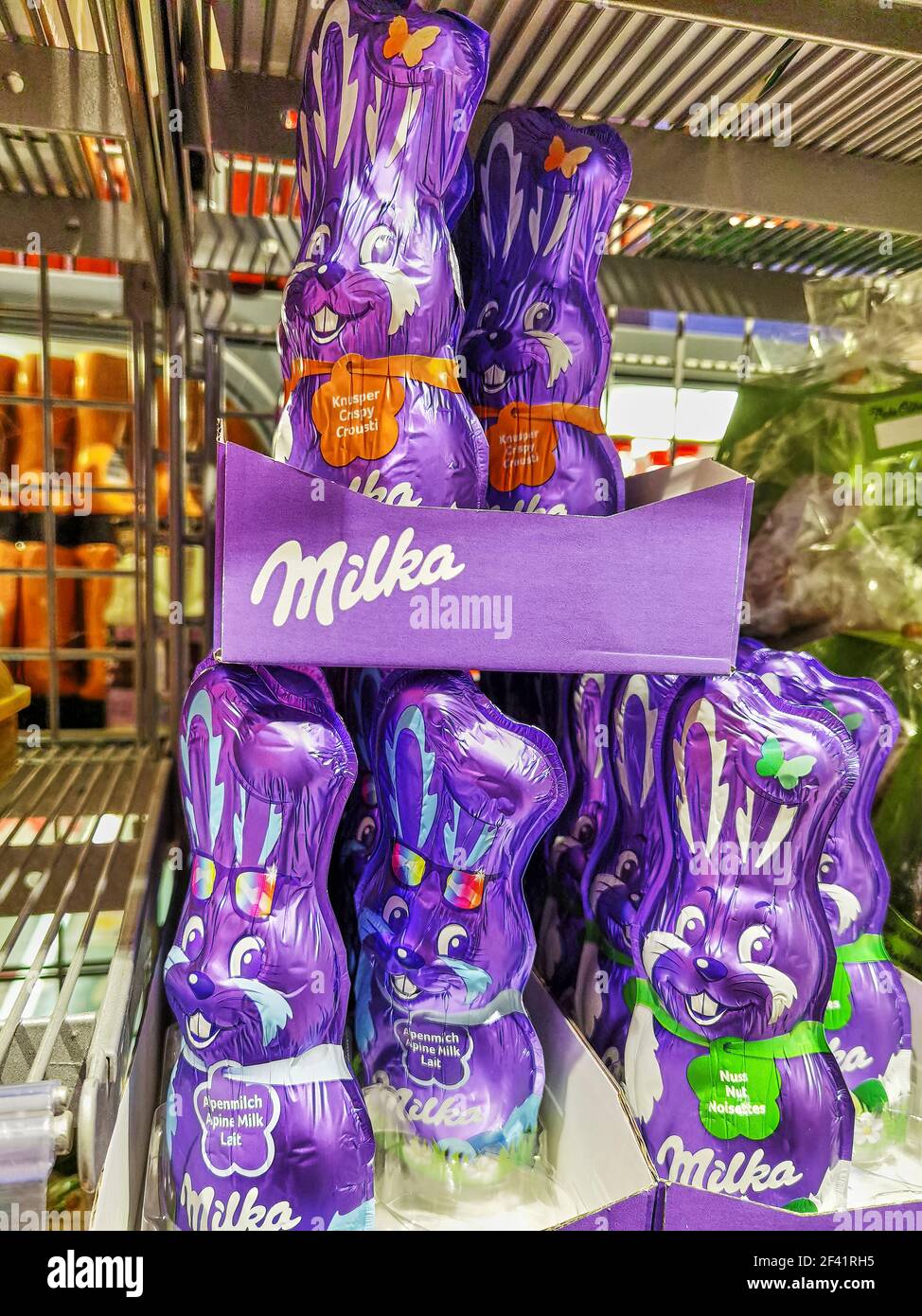 Milka bunny hi-res stock photography and images - Alamy