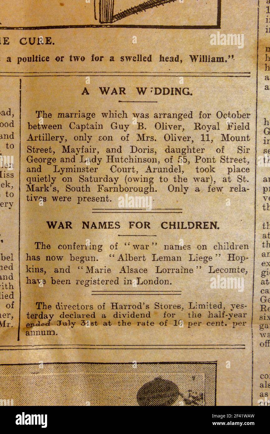 War names hi-res stock photography and images - Alamy